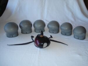 Steve Tait Eagle hood blocks & Patterns, set of six - Mike's Falconry ...