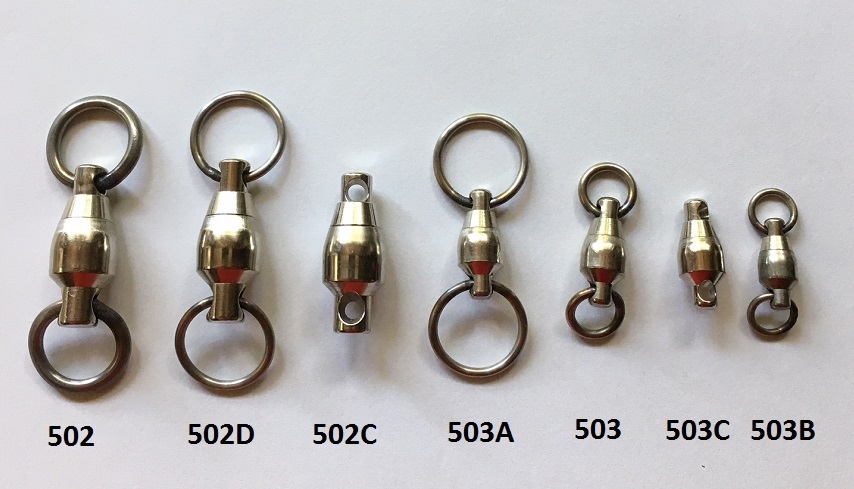 ALL SIZE SAMPO SWIVELS AND STRENGTHS - Mike's Falconry Supplies