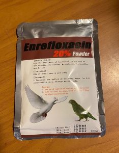 Enrofloxacin Powder 20% (100 gr) For the treatment of bacterial ...