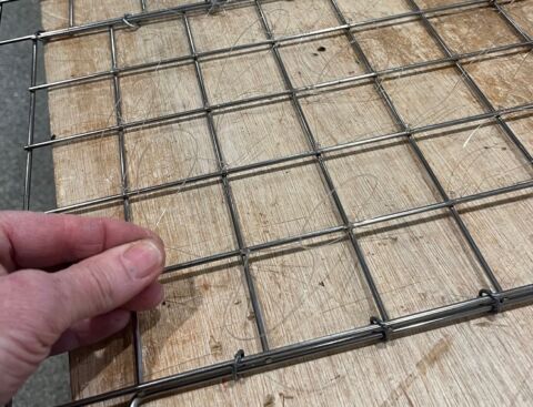 Wire mesh folding Noose harness carpet trap - Mike's Falconry Supplies